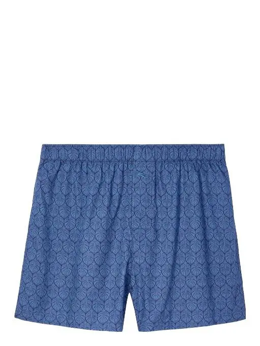 Tommy Bahama Print Boxer Shorts - Blue/novel