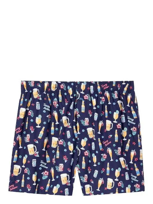 Tommy Bahama Print Boxer Shorts - Navy Graphic