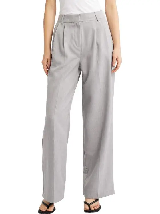 FRIENDS LIKE THESE Wide Leg Trousers - Grey