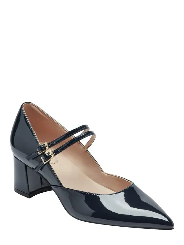 Bandolino Pointed Toe Mary Jane Pump - Dark Blue