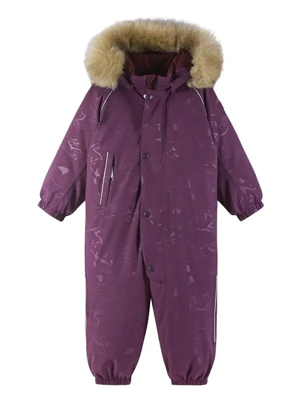 REIMA Aapua Tec Waterproof Down Snowsuit - Deep Purple