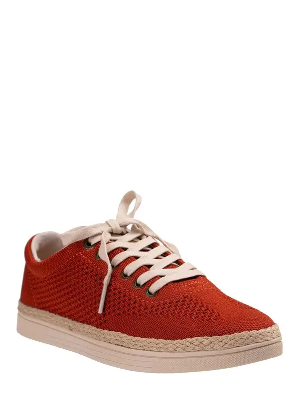 REVITALIGN Macey Perforated Sneaker - Rooibos Red