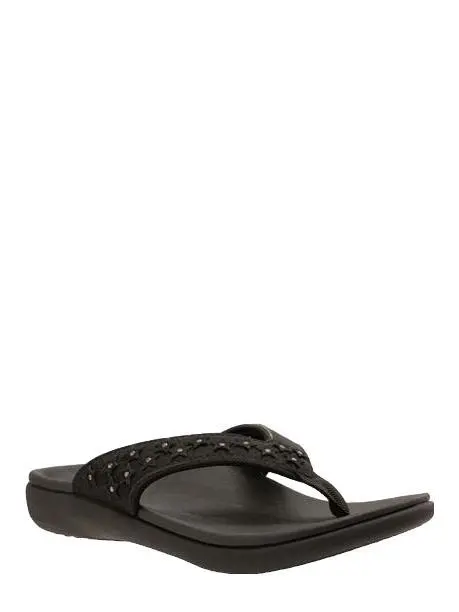 REVITALIGN Yumi Bvi Flip Flop - Black