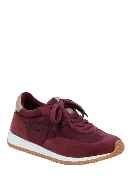 Linea Paolo Kaisa Sneaker - Dark Cherry/burgundy/putty