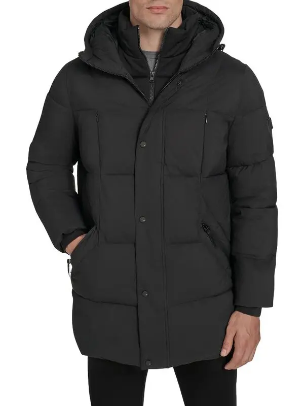 Andrew Marc Millstream Parka - Black