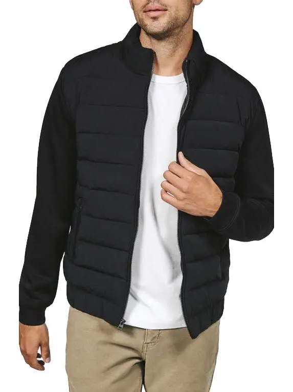 7 Diamonds Puffer Jacket - Black