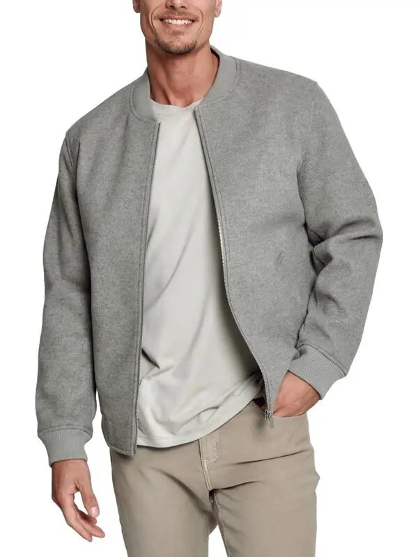 7 Diamonds Braxton Bomber Jacket - Grey