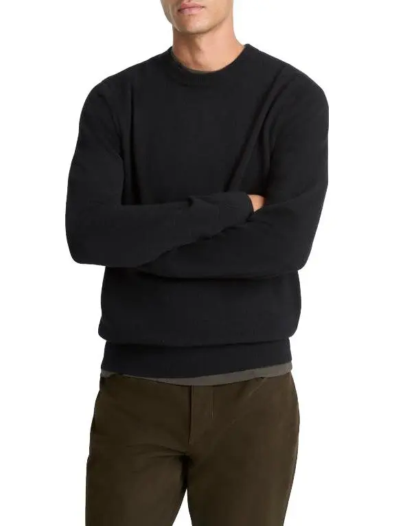 Vince Cashmere Crewneck Sweater - Black