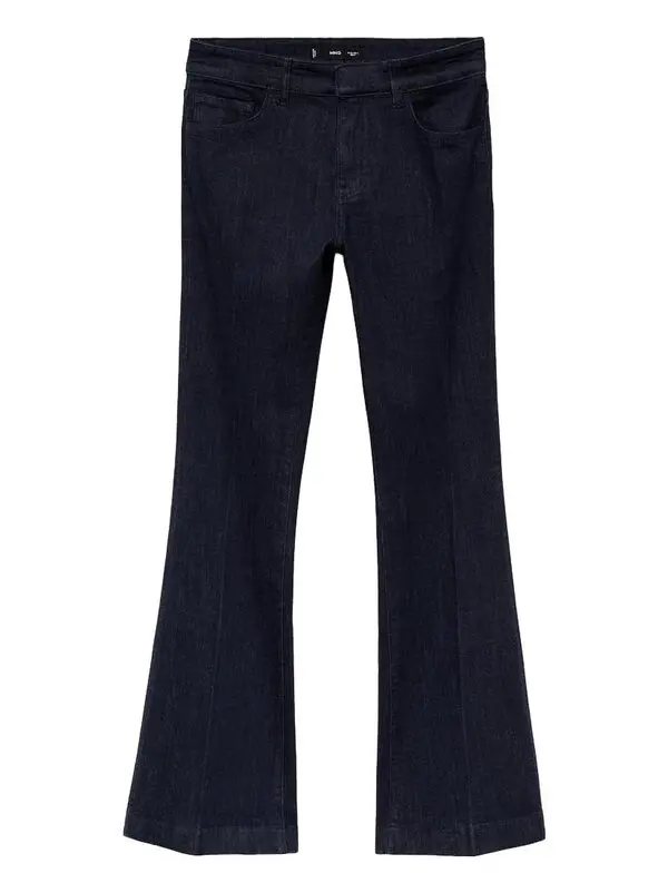 Mango Mid-rise Flare Jeans - Open Blue