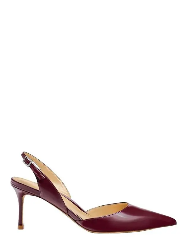 Marion Parke Classic Slingback 70 Pumps - Merlot