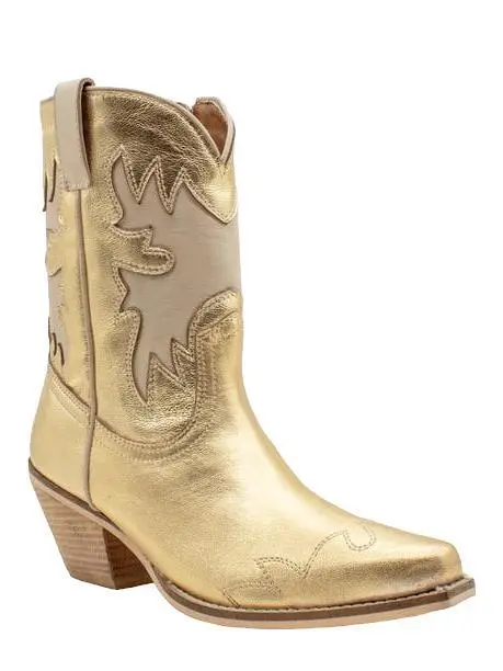 VOLATILE Colt Western Boot - Gold