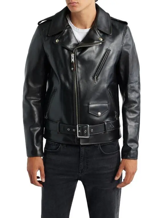 SCHOTT Perfecto Heavyweight Leather Moto Jacket - Black