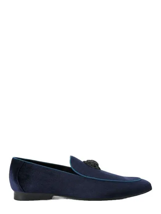 Kurt Geiger Hugh Velvet Loafer - Navy