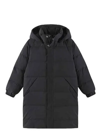 REIMA Long Down Puffer Coat - Black