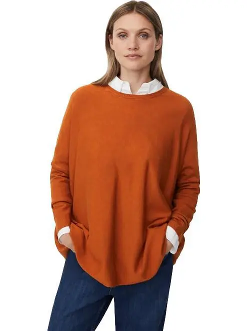 MASAI COPENHAGEN Long Sleeve Round Neck Knit Sweater - Autumnal