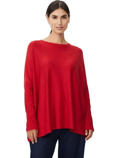 MASAI COPENHAGEN Long Sleeve Round Neck Knit Sweater - Scarlet Sage