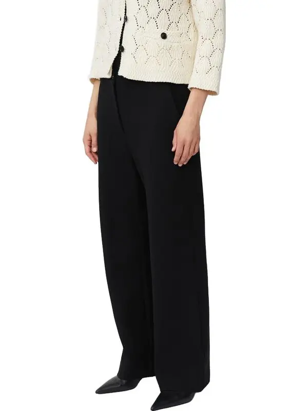 MASAI COPENHAGEN Maplegia Wide Leg Tailored Trousers - Black