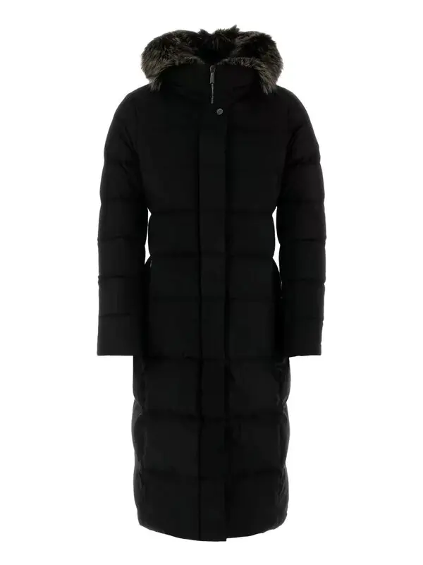MOORER Fur-trimmed Down Jacket - Black