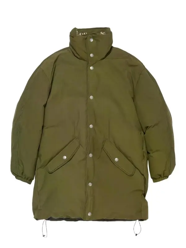 Acne Studios 1996 Logo-print Padded Coat - Green