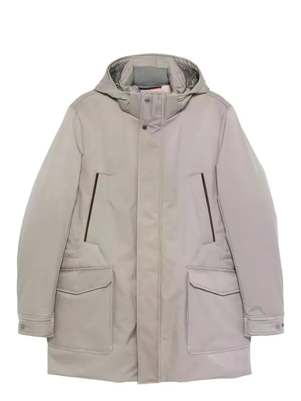 MOORER Hooded Jacket - Grey
