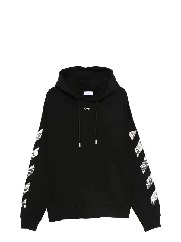 Off-White Arrows-motif Hoodie - Black