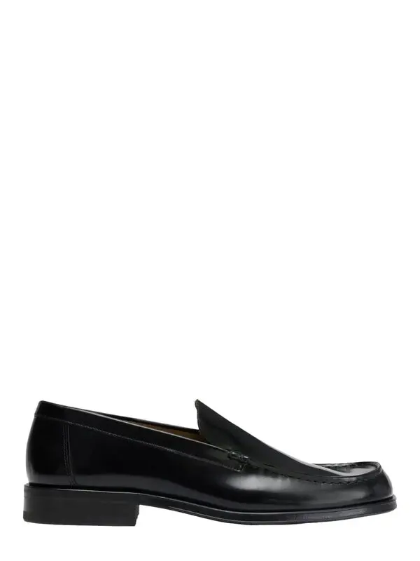 LEMAIRE Square-toe Loafers - Black