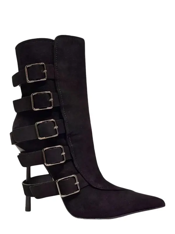 LE SILLA 100mm Courtney Boots - Black