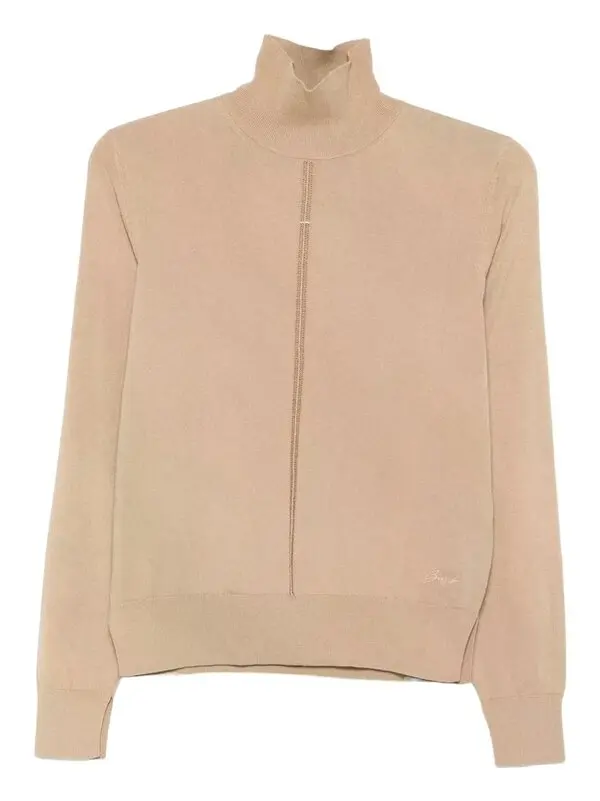 BOSS Roll-neck Sweater - Neutrals