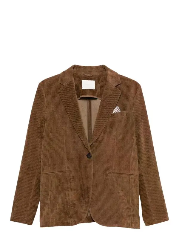 CIRCOLO 1901 Corduroy Blazer - Brown