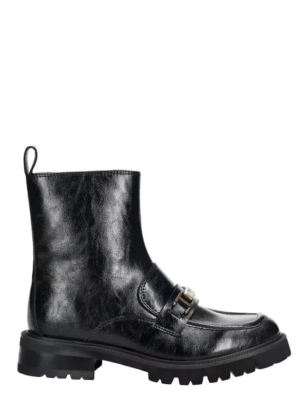TWINSET Buckle-detail Lug Sole Boots - Black