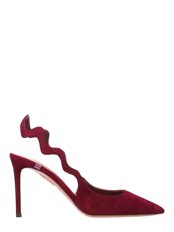 AQUAZZURA 8mm Artiste Sling Pumps - Red