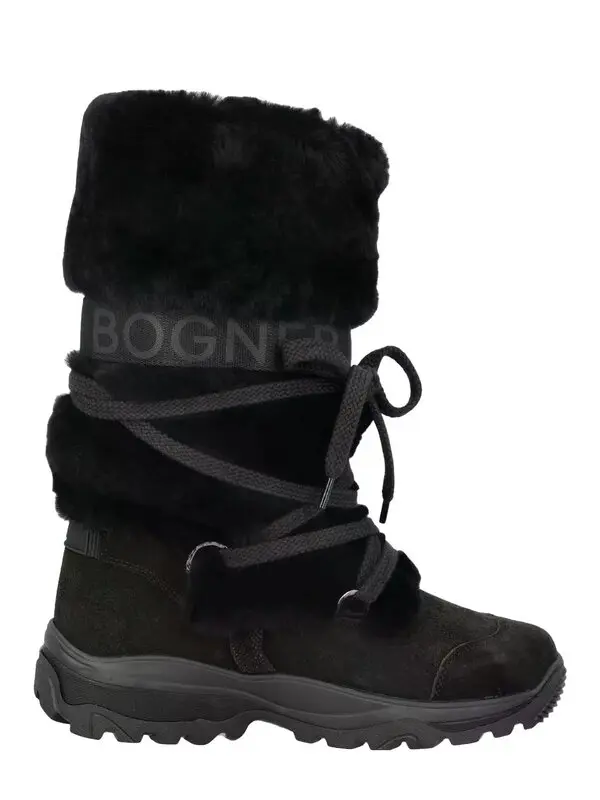 Bogner Alta Badia S 8 Shearling Boots - Black