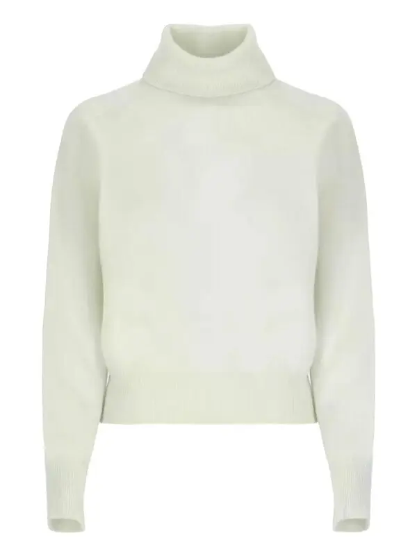 VANISÈ Roll-neck Sweater - Green