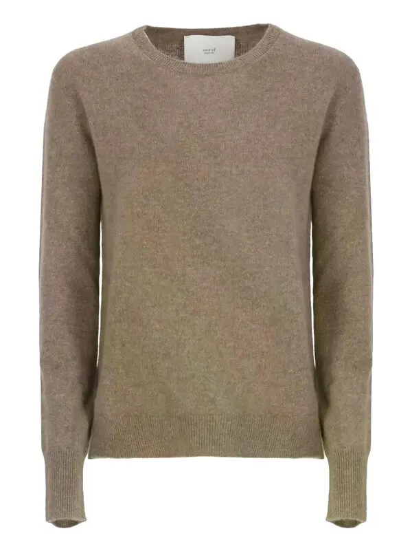 VANISÈ Crew-neck Cashmere Sweater - Brown