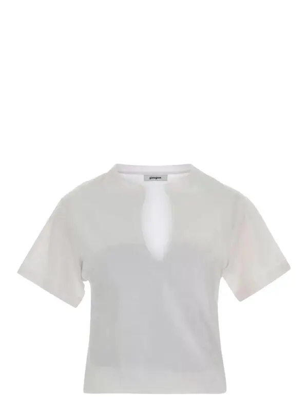 Gimaguas Alina Keyhole T-shirt - White