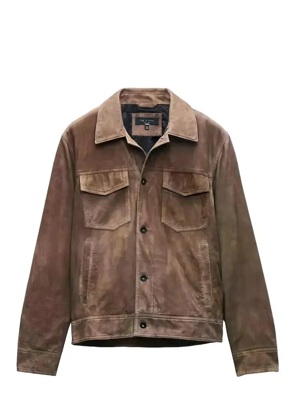 Rag & Bone Suede Jacket - Brown