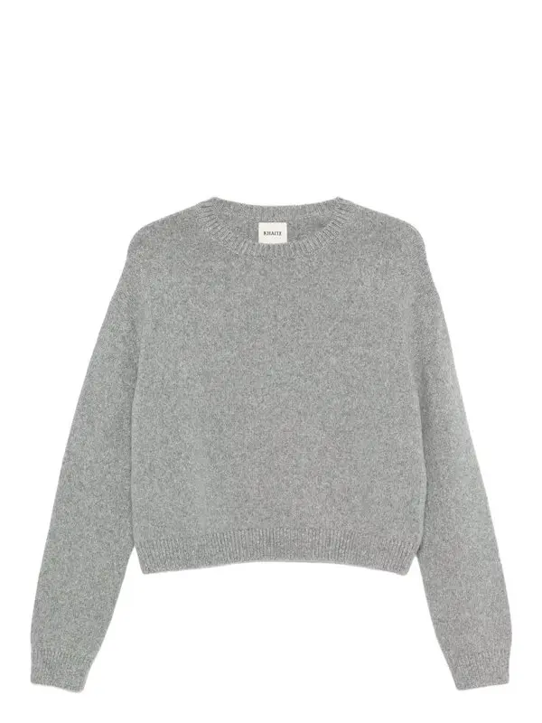 Khaite Ribbed-knit Sweater - Grey
