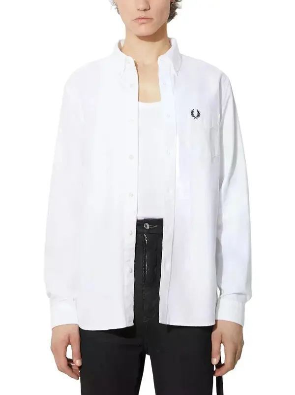 Fred Perry Cotton Shirt - White