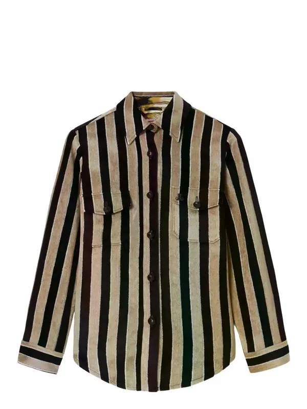La DoubleJ Striped Jacket - Black