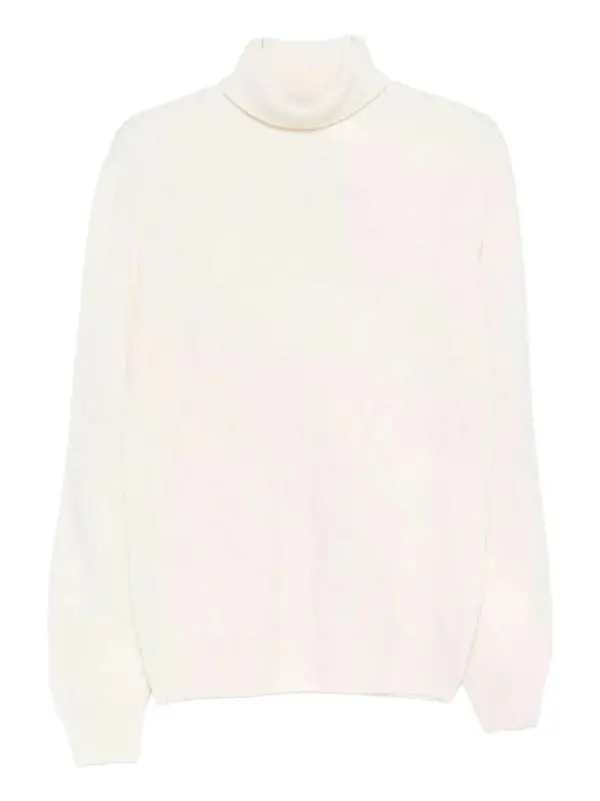 BARBA NAPOLI Roll-neck Sweater - White
