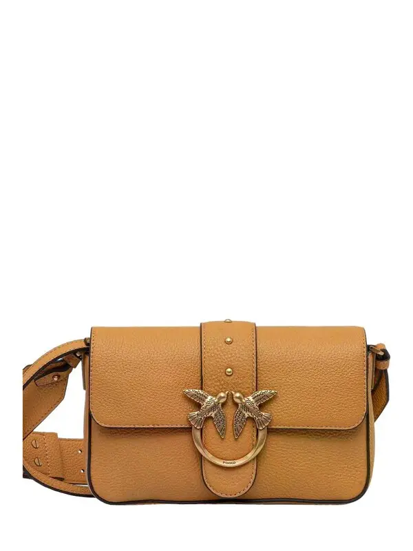 Pinko Mini Love One Satchel - Orange
