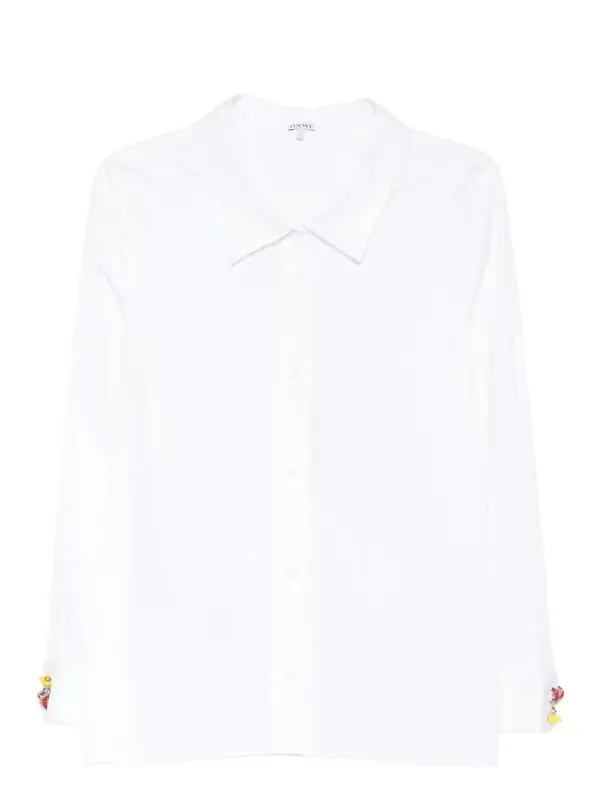 Loewe Poplin Shirt - White