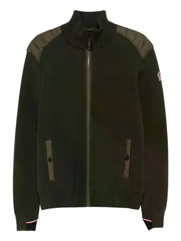 Moncler Zip-up Sweater - Green