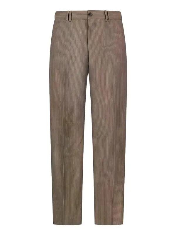 PT TORINO Pinstripe Trousers - Brown
