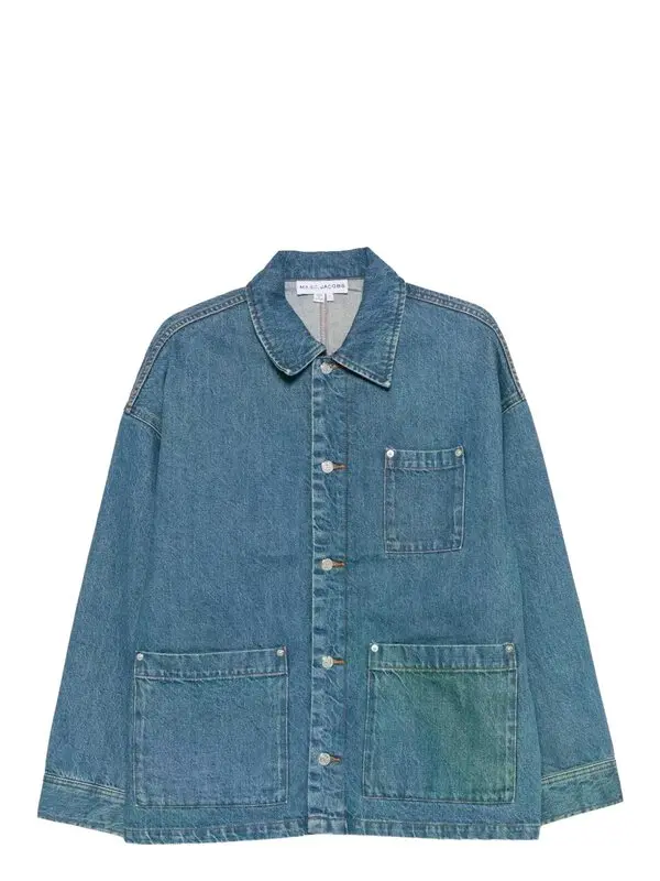 A.p.c. Drop-shoulder Denim Jacket - Blue