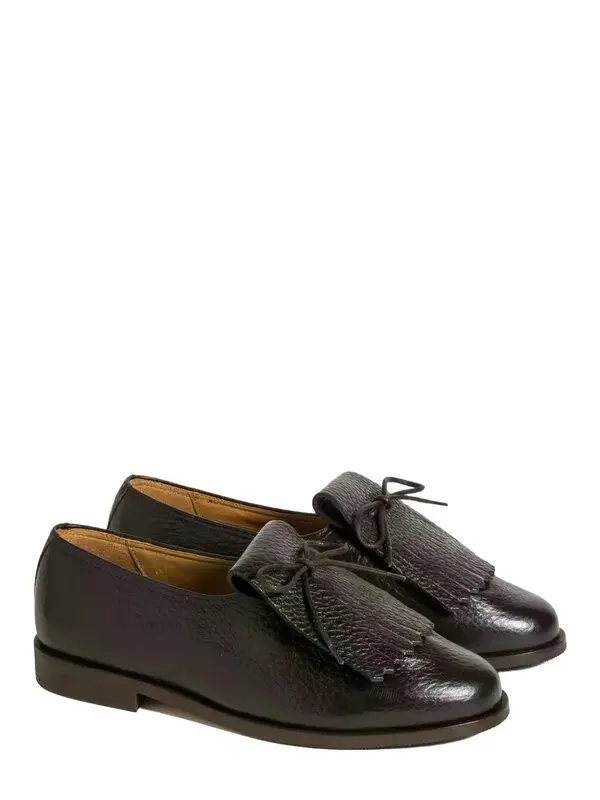 JACQUES SOLOVIERE Matt Kilt Loafers - Brown