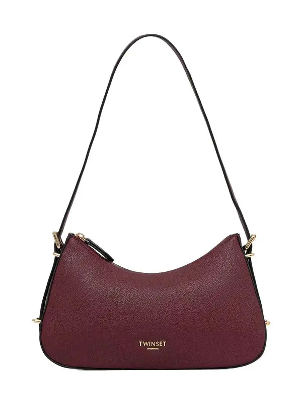 TWINSET Logo-lettering Shoulder Bag - Red