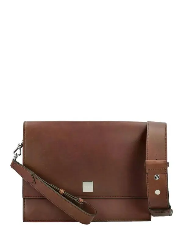 Max Mara Leather Crossbody Bag - Brown