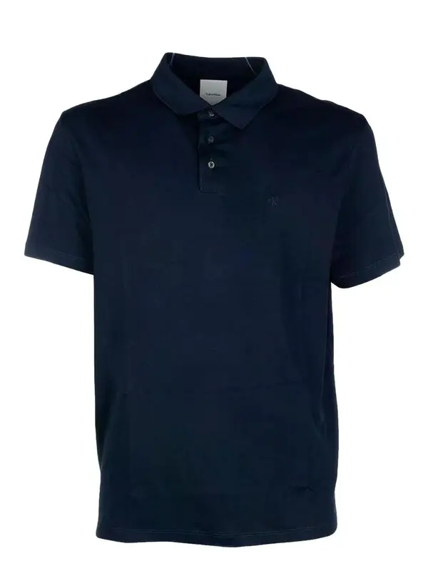 Calvin Klein Embroidered Polo Shirt - Blue