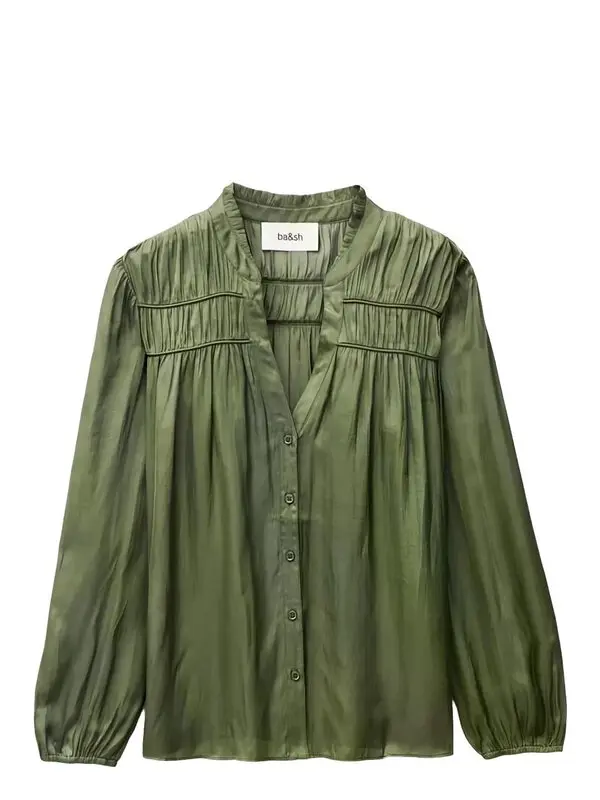 Ba&sh Cessia Buttoned Shirt - Green